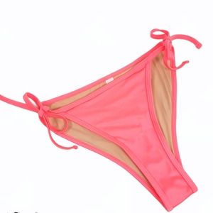 American Apparel | Swim | Americanapparel Hot Pink String Bikini Bottom ...